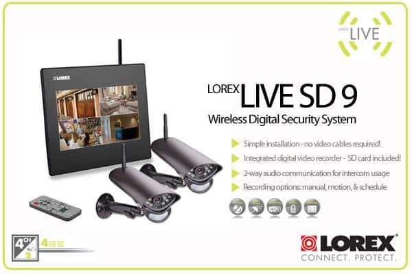 Lorex LIVE SD9 Wireless Digital Security System - The Tech Journal