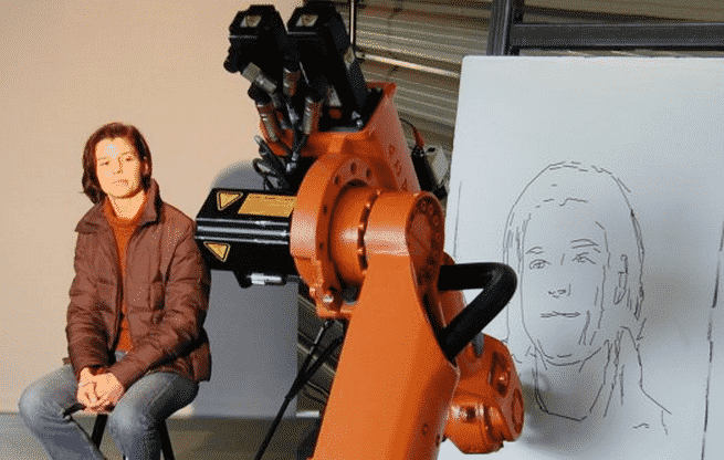 German Industrial Bot Sketches Portraits - The Tech Journal