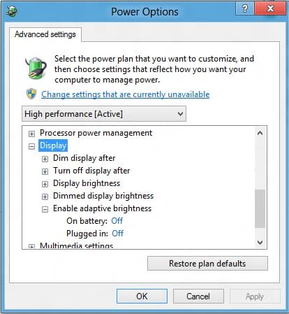 [Tutorial] How To Disable Auto Brightness in Windows 8 - The Tech Journal