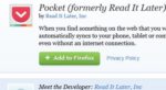 [Tutorial] How To Save Webpages To Read Them Later Via "Pocket" - The Tech Journal