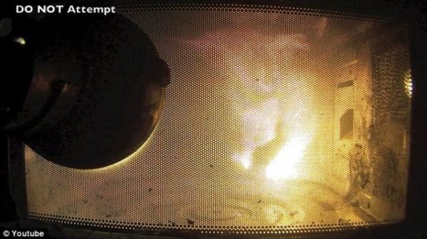 See What Happens When One Tries To Charge iPhone 5 Using Microwave Oven ...