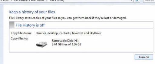 [Tutorial] How To Backup File Versions in Windows 8 Using File History ...