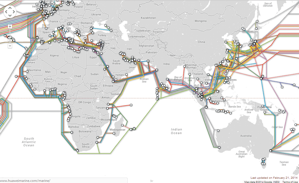 See How The Undersea Cables Connect The Entire World - The Tech Journal