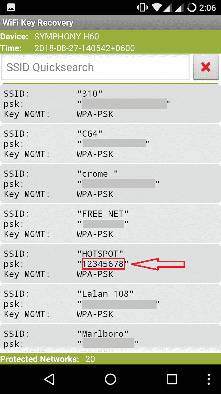 How To See The Connected WIFI Password On Android - The Tech Journal