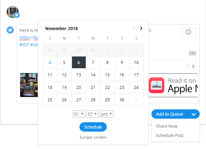 How To Schedule Tweets Using Buffer To Save Your Time - The Tech Journal