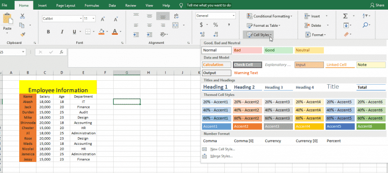 How To Format Microsoft Excel Like A Pro - The Tech Journal